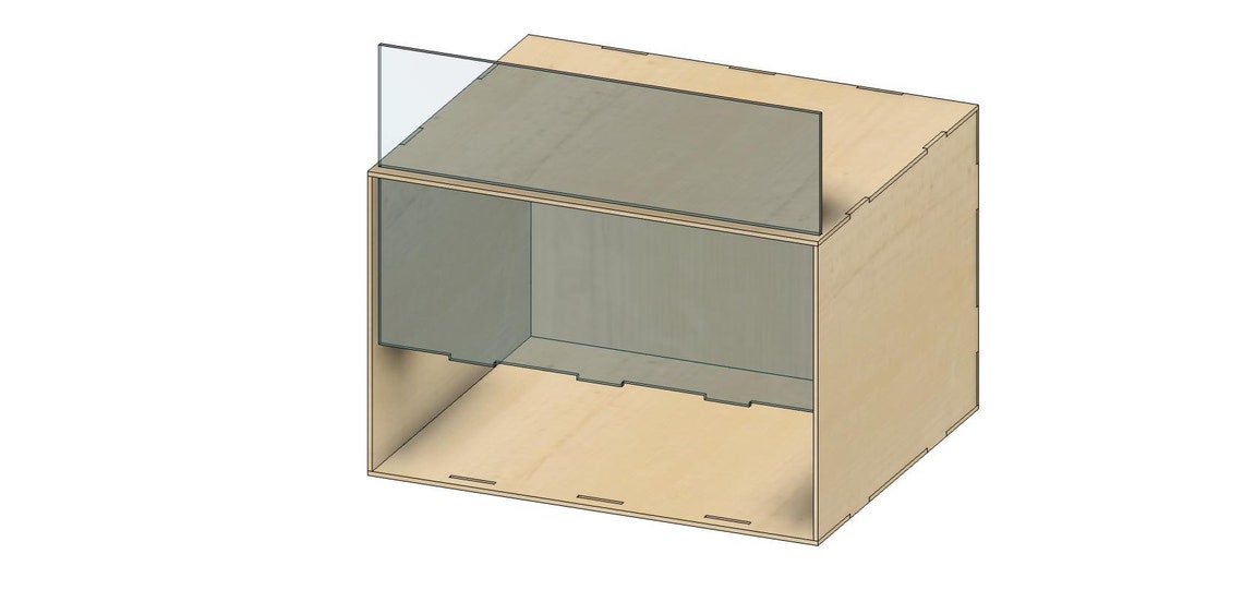 Display Case Laser Cut Files Modular 2D DXF SVG CDR Files Glowforge - Etsy