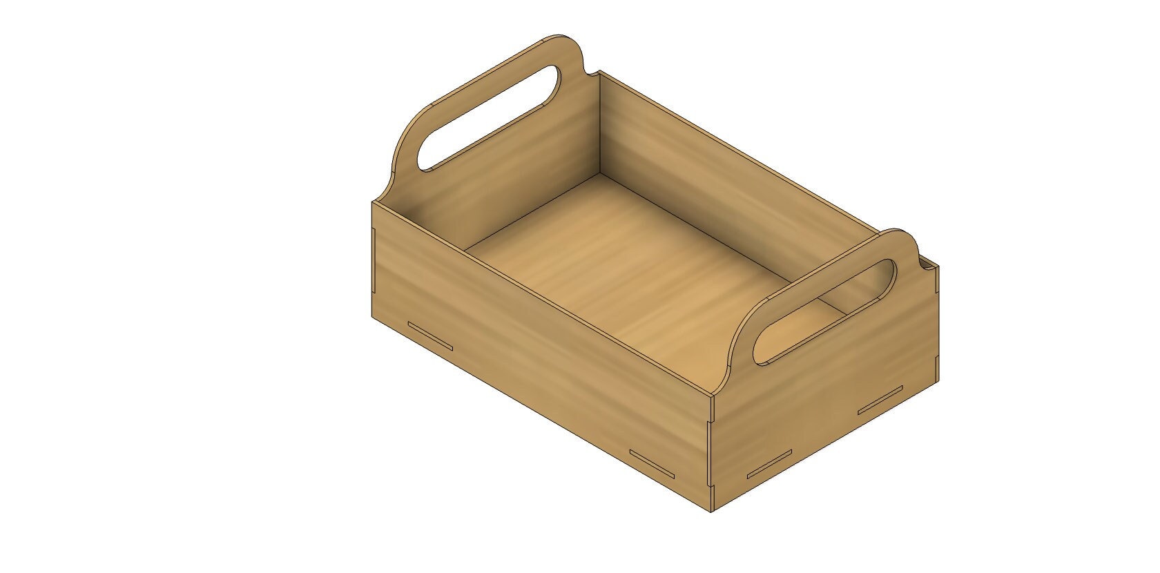 Serving Tray Flat Tray 20x30 Cm Laser Cut Files 6mm 3mm Thick 2D DXF ...