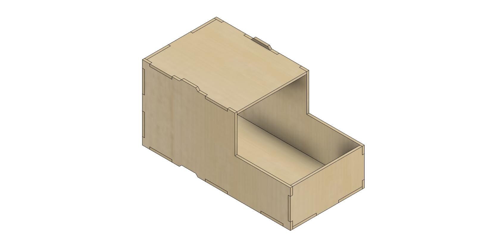 Stackable Storage Bins Laser Cut Files 2D DXF Template - Etsy