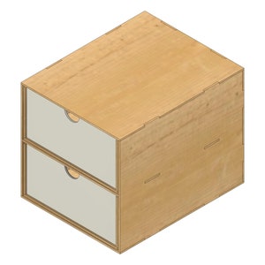 Modular Hobby Organizer Drawer Bundle: Laser Cut 2D DXF Files (digital ...