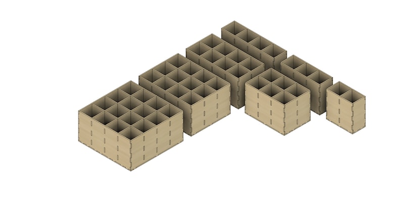 Configurable Ikea Drawer Inserts Dividers 10cm Tall - Etsy