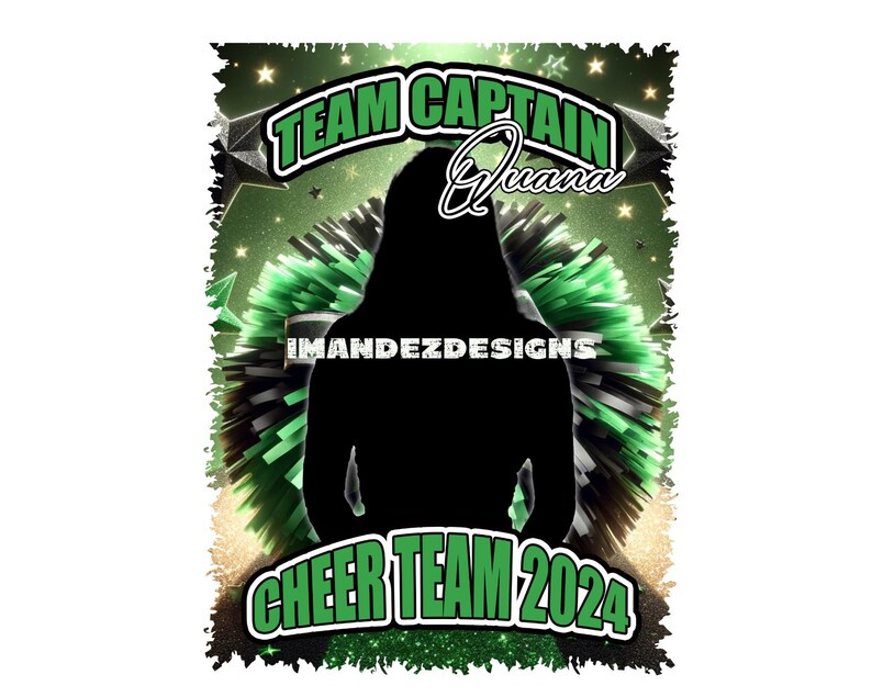 Green Cheer Team PNG: School Spirit Clipart (digital Download) - Etsy