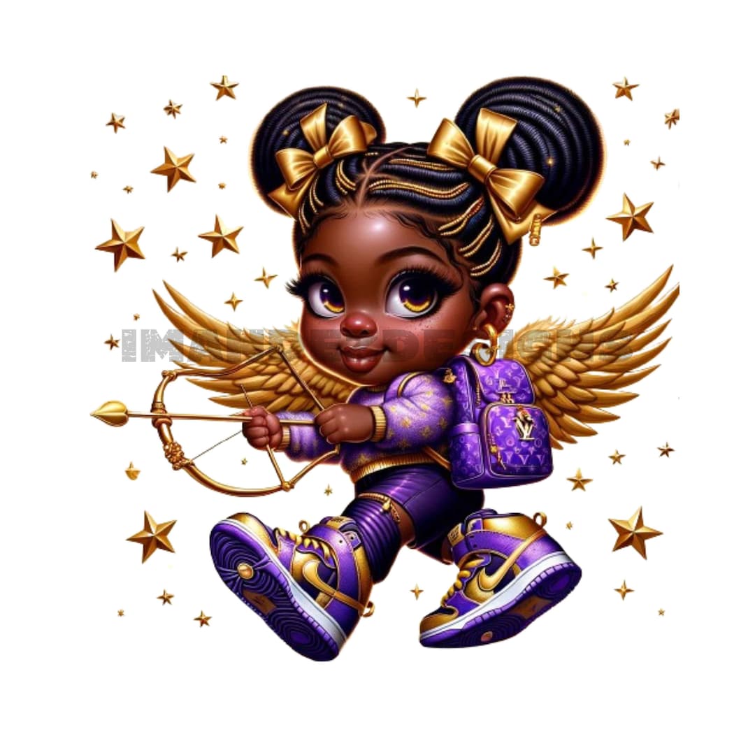 Cupid Clipart, Chibi Girl Clipart, Stylish Cupid Png, Cute Valentine ...