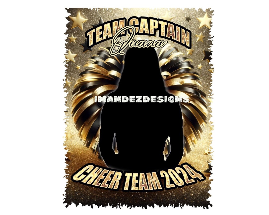 Digital Download Cheer Png, GOLD Sports Team Spirit Clipart, School ...