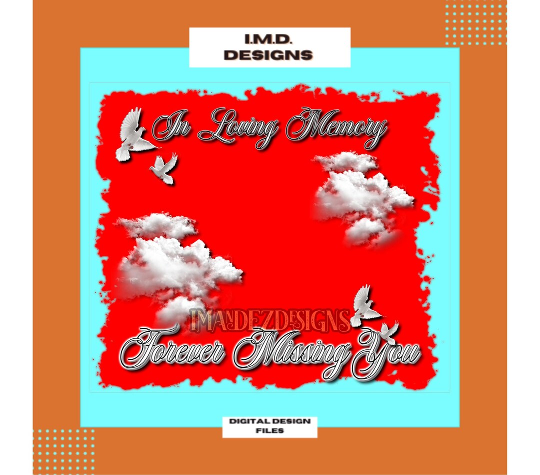 PNG Memorial Red Background, Memorial Template, Center Print Memorial ...