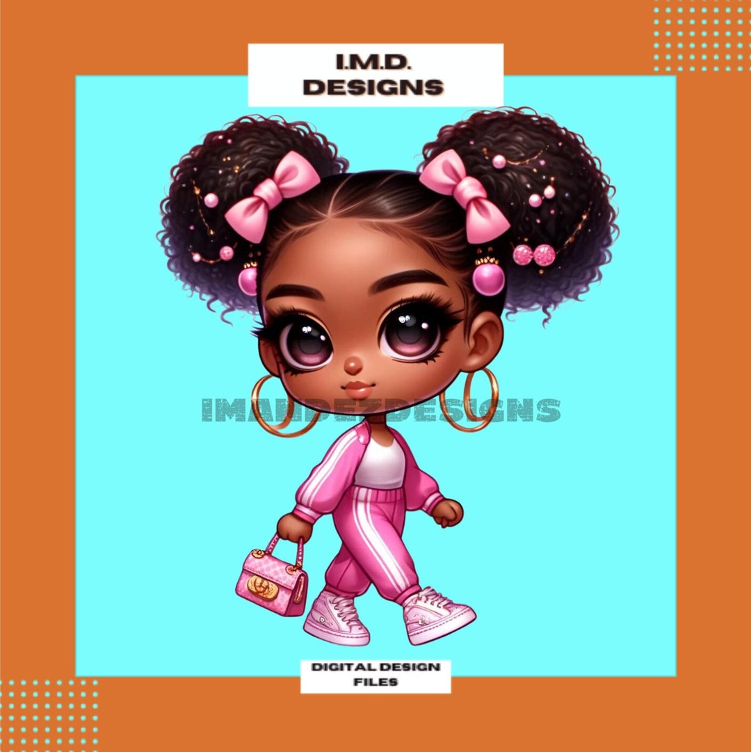 Chibi Girls Clipart, Pink Chibi Girl Png, Chibi Stickers Printable ...