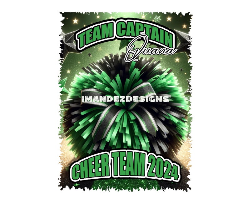 Green Cheer Team PNG: School Spirit Clipart (digital Download) - Etsy