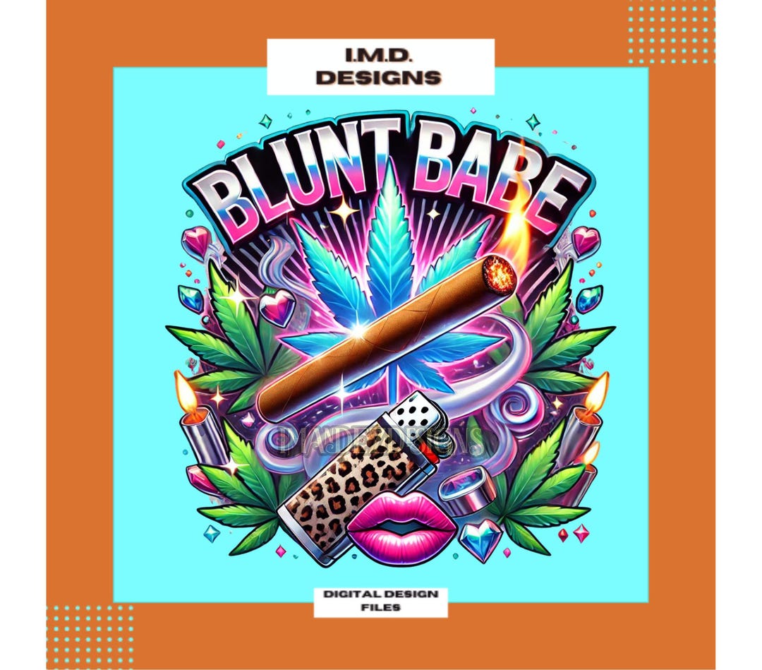 4 20 Clipart, Printable 4 20 Png, Blunt Babe Clipart, 4 20 Urban Design ...