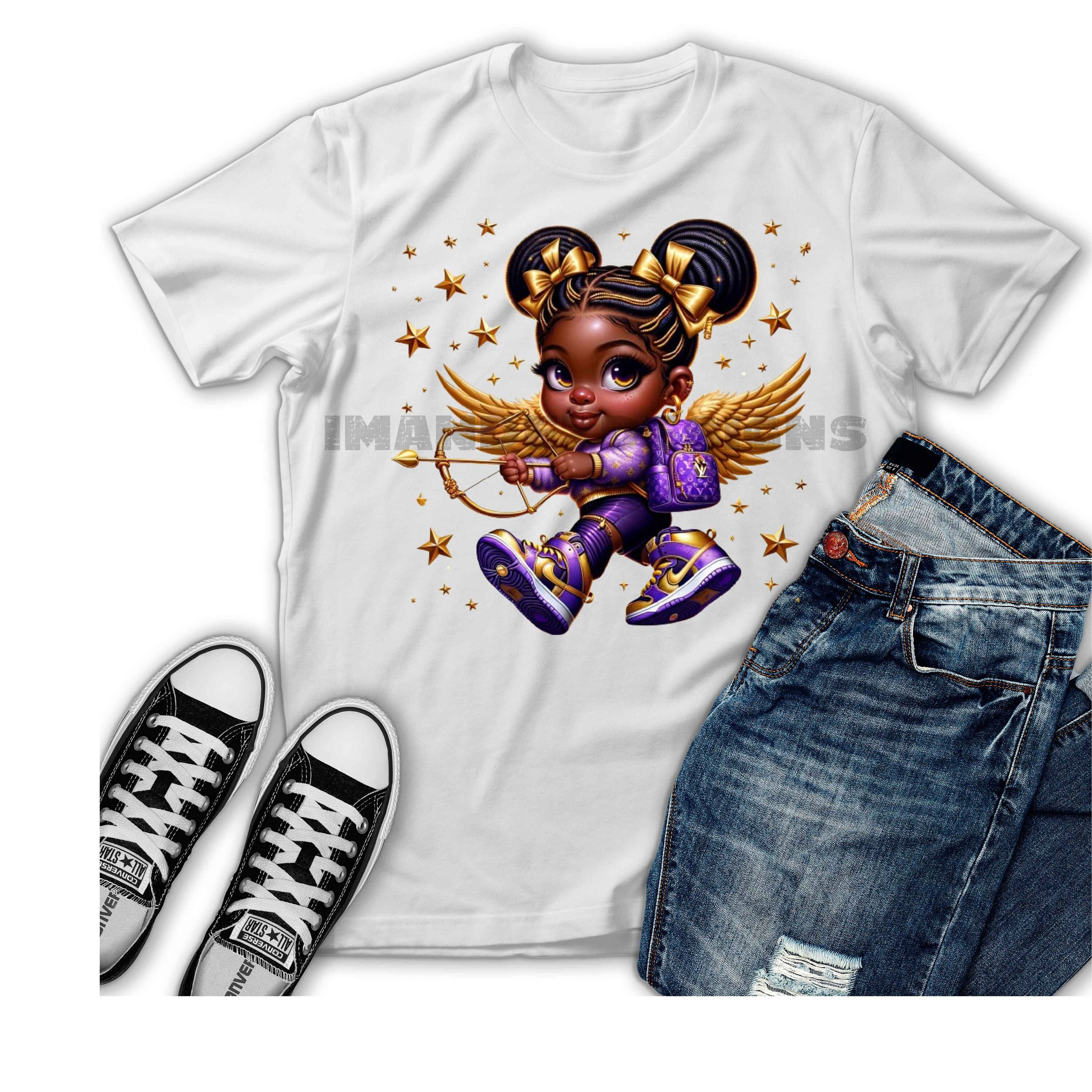 Cupid Clipart, Chibi Girl Clipart, Stylish Cupid Png, Cute Valentine ...