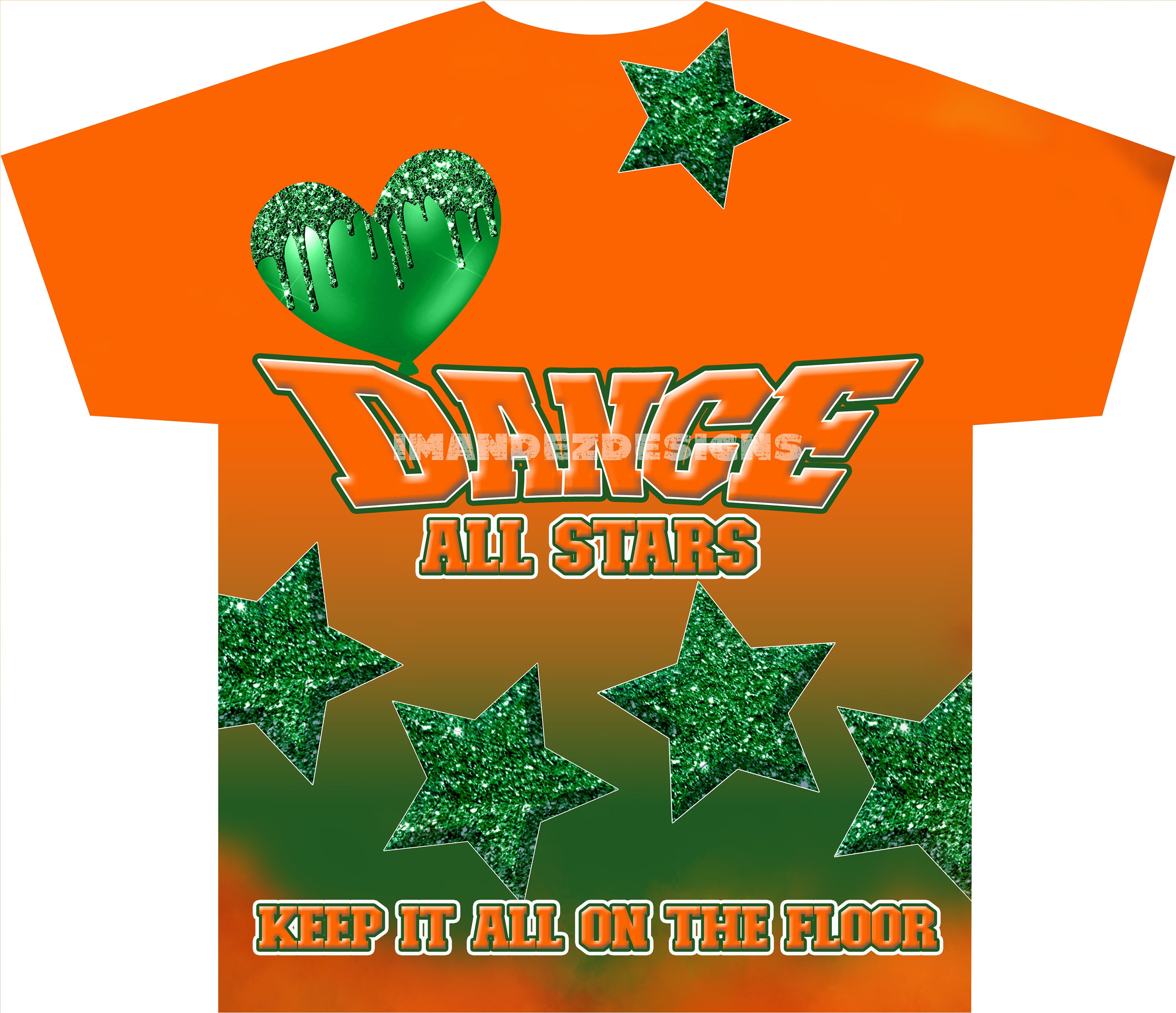 Printable Cheer Shirt Template, 3d T Shirt Design File, 3d Printable ...