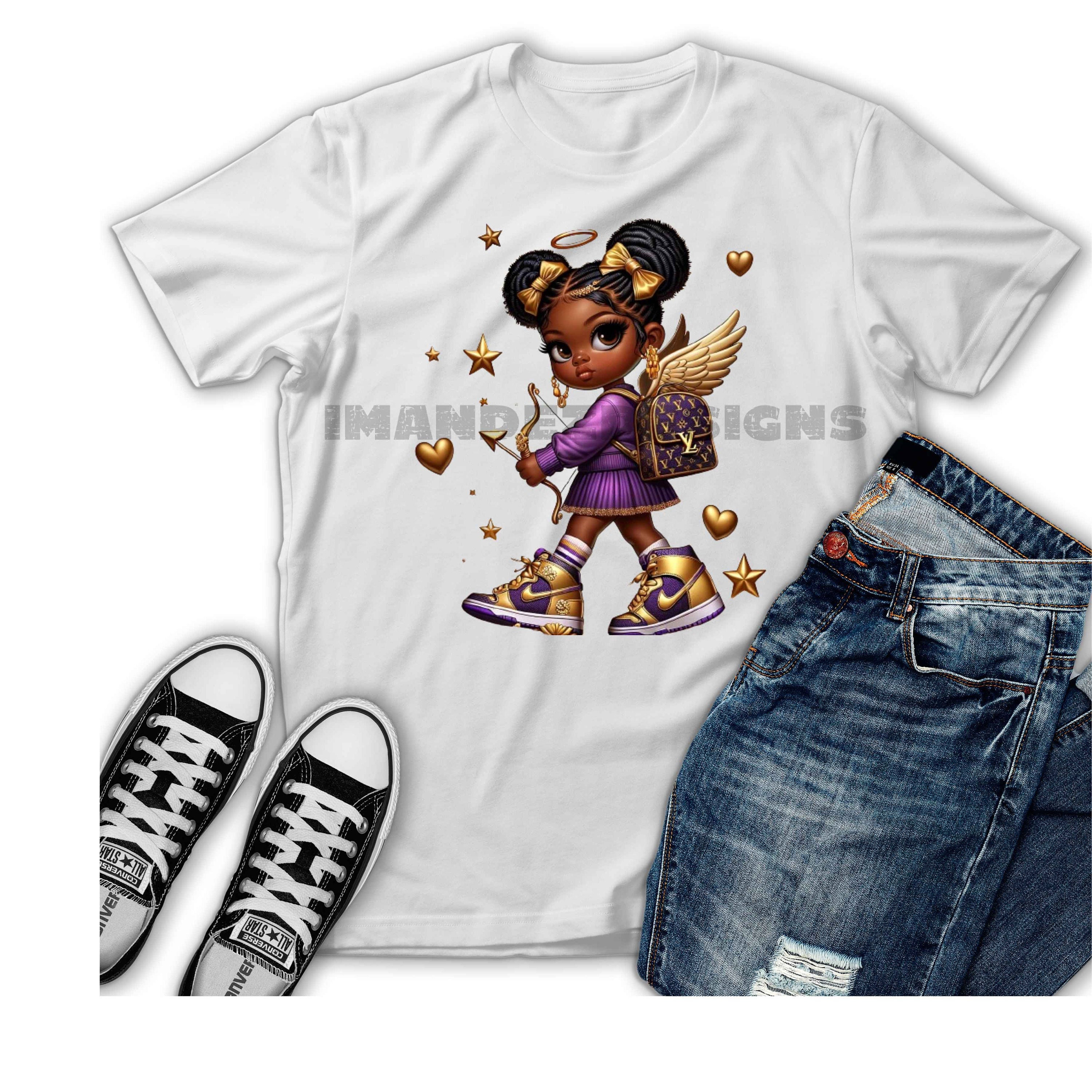 Chibi Girl Clipart, Stylish Cupid With Her Bow Png, Cute Valentine ...