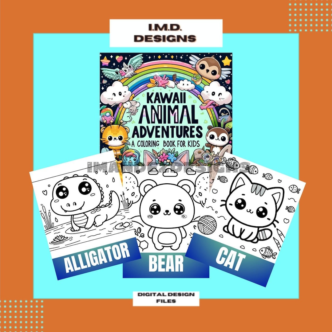 Kawaii Animal Coloring Pages, Kawaii Animal Coloring Pages, Printable ...