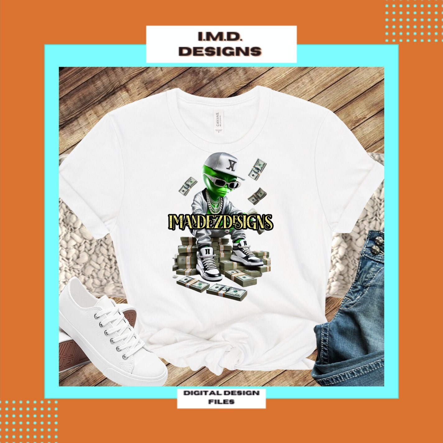 Urban Alien Png, Street Style Alien Design, Digital Download Alien ...