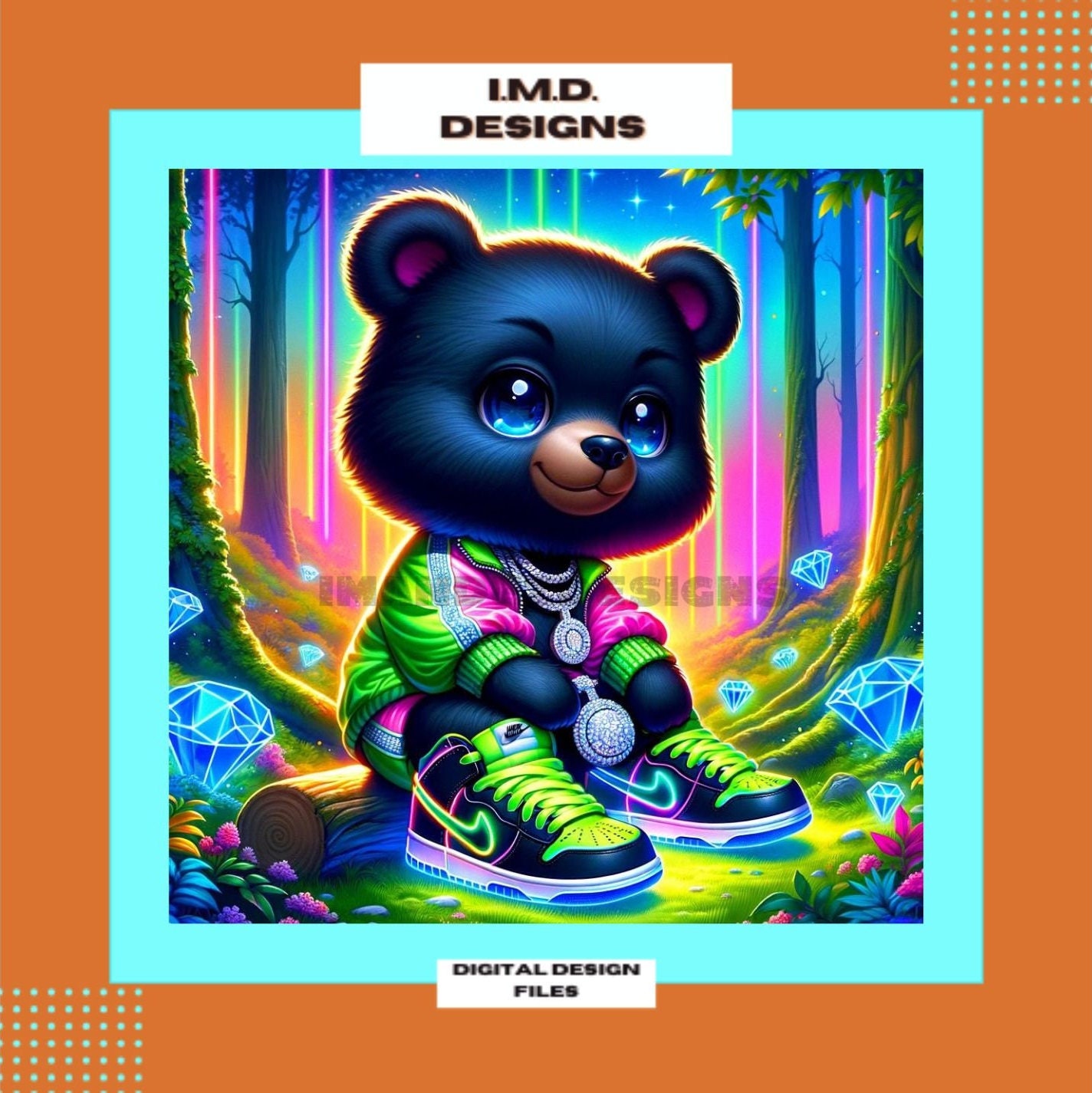 Black Bear Digital Files, Cute Bear Art, Digital Bear Art, Printable Bear Images, Animal PNG ...