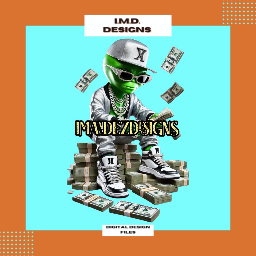 Urban Alien Png, Street Style Alien Design, Digital Download Alien ...