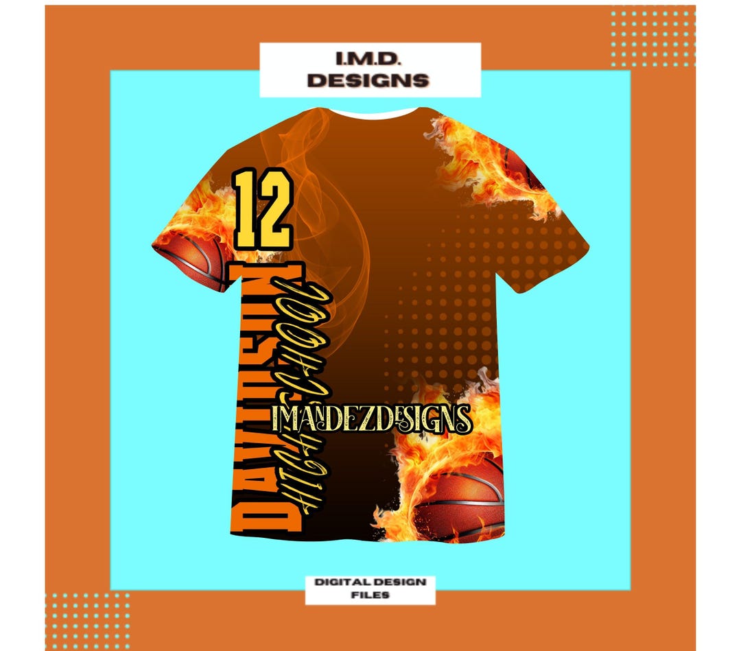 Basketball Shirt Template, Editable Basketball Tshirt Template, Sport ...