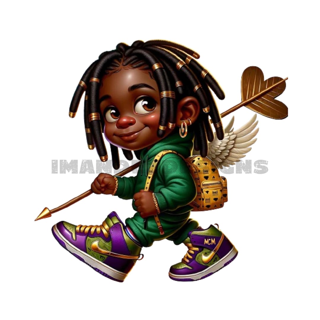 Cupid Clipart, Chibi Boy Clipart, Stylish Cupid Png, Cute Valentine ...