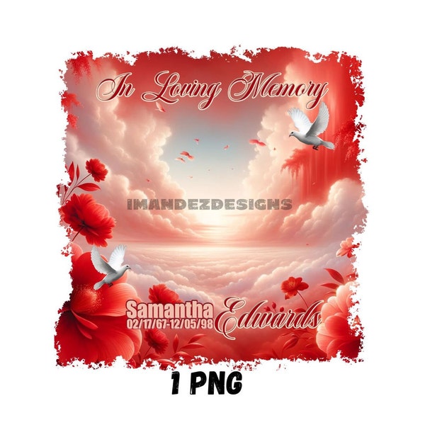 Red Memorial Background - Etsy