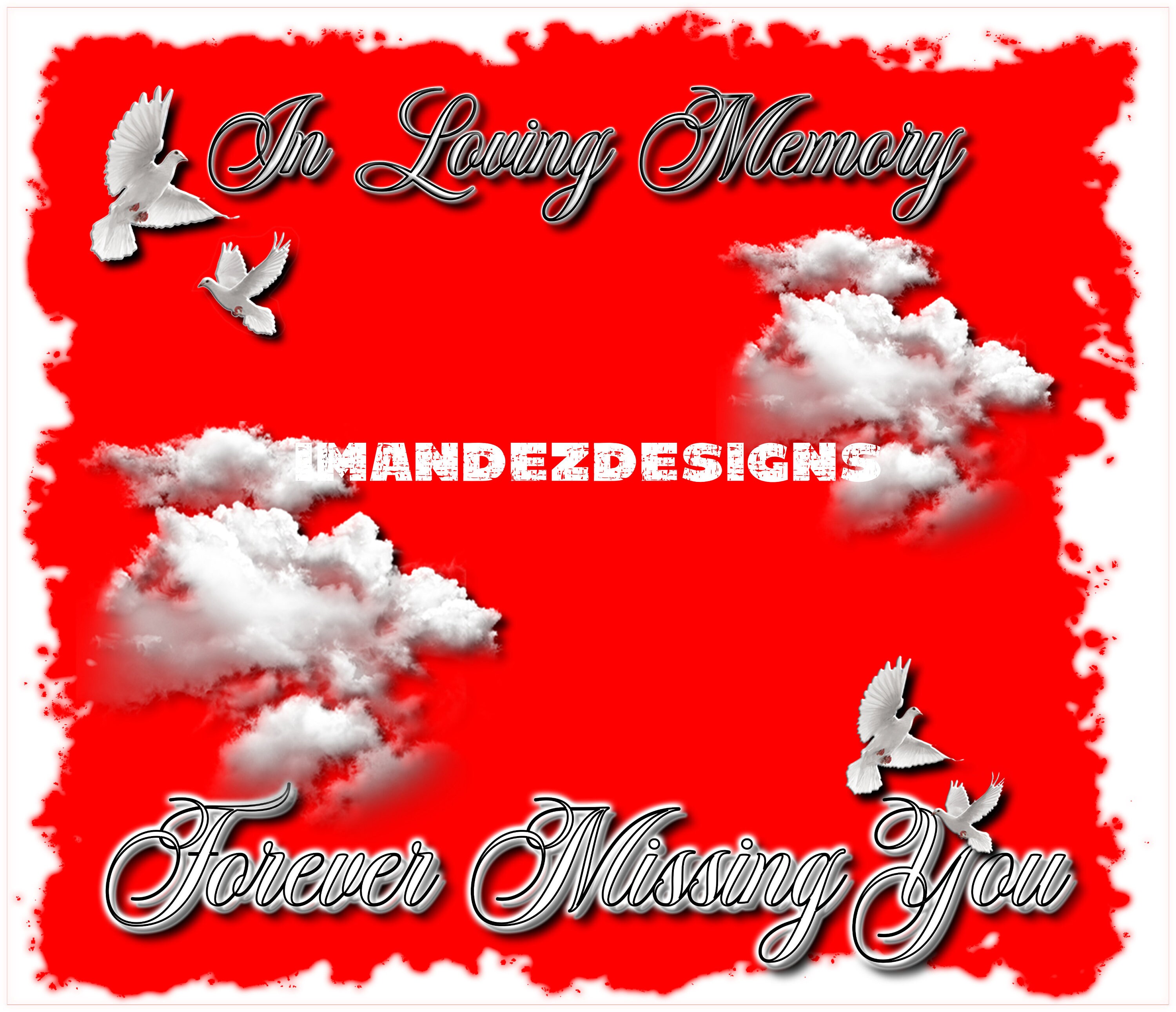 PNG Memorial Red Background, Memorial Template, Center Print Memorial ...