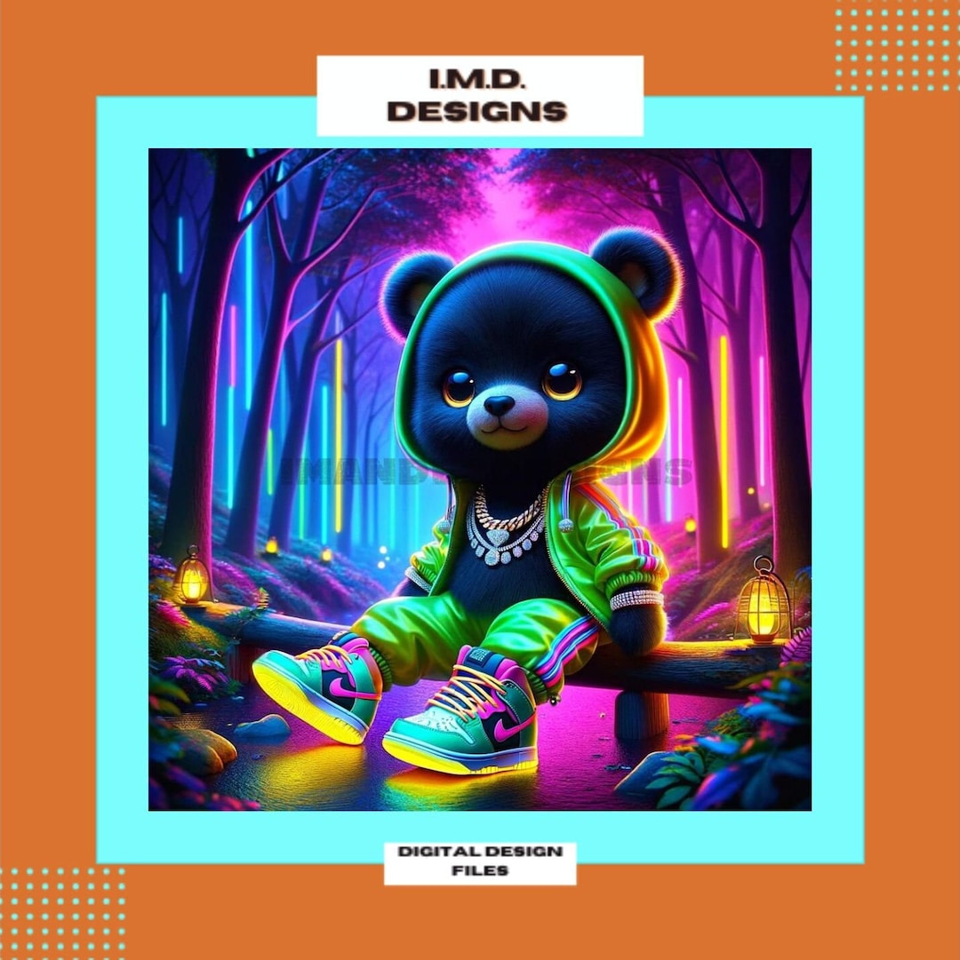 Black Bear Digital Files, Cartoon Bear Images, Digital Bear Art, Printable Bear Images, Animal ...