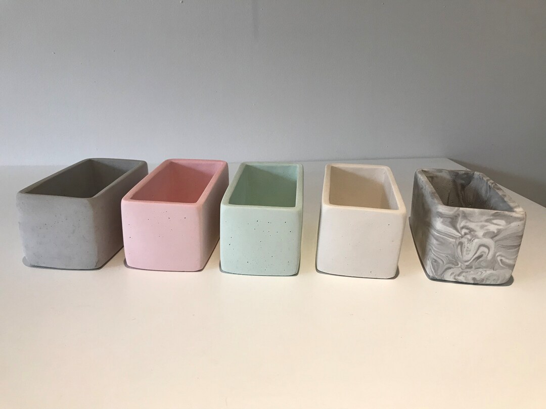 Rectangle House Plant / Herb/ Succulent / Cacti Planter. 14cm Long ...