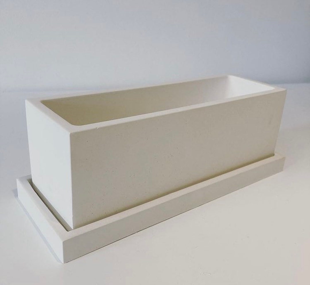 Rectangle House Plant / Herb/ Succulent / Cacti Planter. 23.5cm Long ...