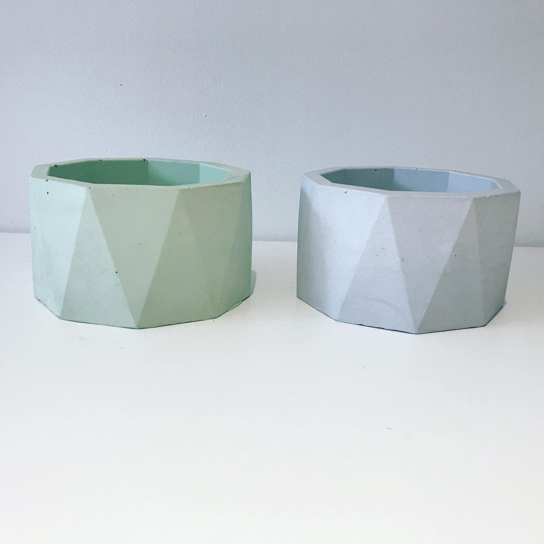 Geometric Nonagon Shaped House Plant / Succulent / Cacti Planter ...