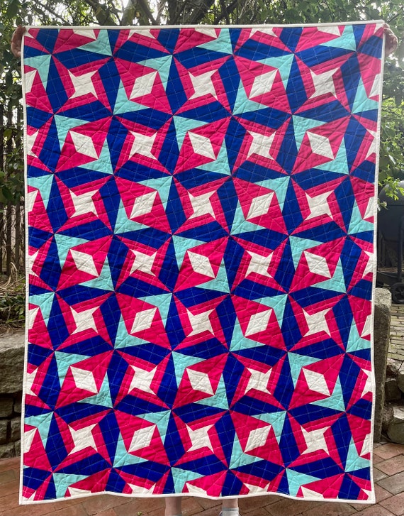 Disco Diamonds Quilt Pattern | Etsy