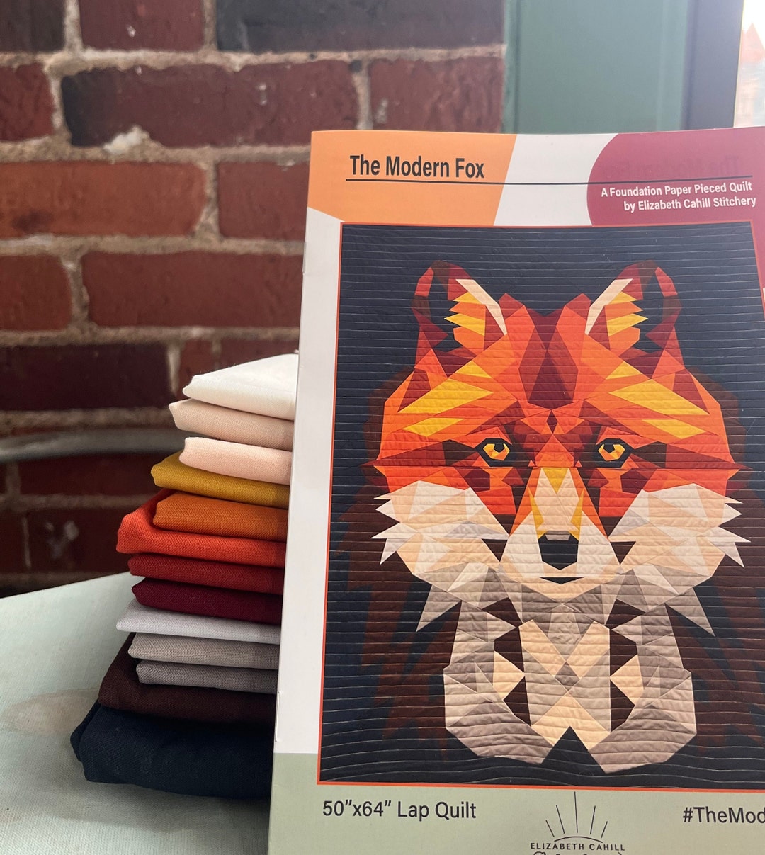The Modern Fox Quilt Kit - Etsy