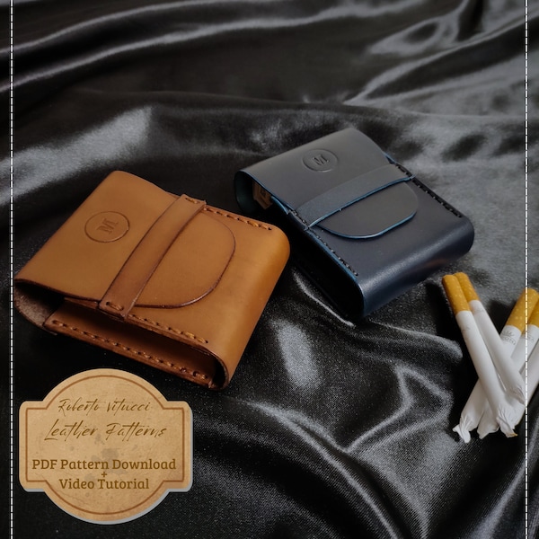 Leather Cigarette Case - Etsy