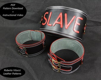 Leather Cuff Pattern | Etsy