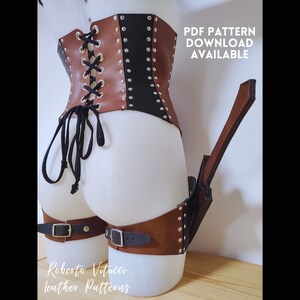 Leather Rogue Set Pattern + Tutorial Video - Etsy