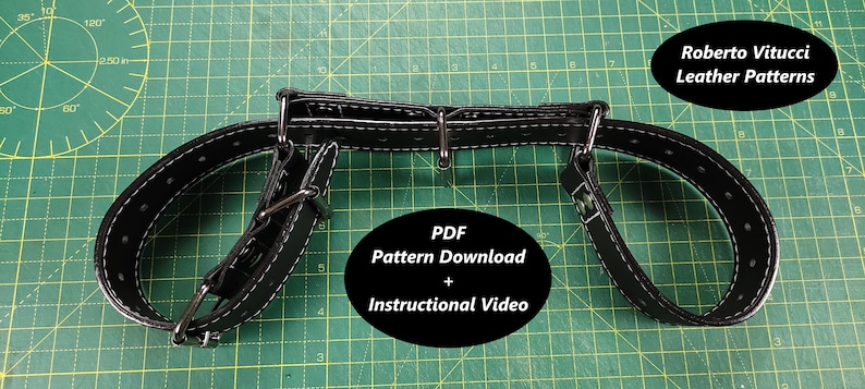 Leather Hobble Belt Multi Size Pattern + Instructional Video - Etsy
