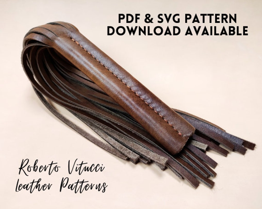 2024 Leather Flogger PDF Pattern and SVG File + Tutorial Video - Etsy