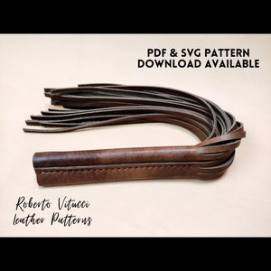 2024 Leather Flogger PDF Pattern and SVG File + Tutorial Video - Etsy