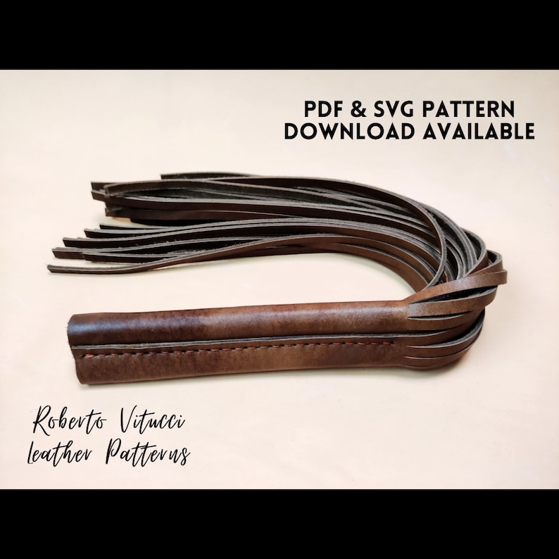 2024 Leather Flogger Pattern – BDSM Paddle PDF + SVG Cricut Tutorial - Etsy