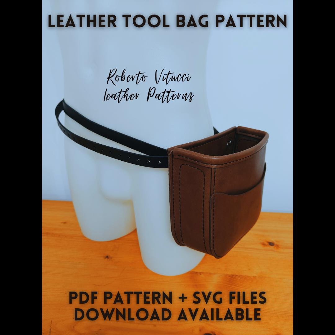 Leather Tool Bag 2026 Pattern PDF - SVG | DIY Leather Tool Bag | Cricut ...