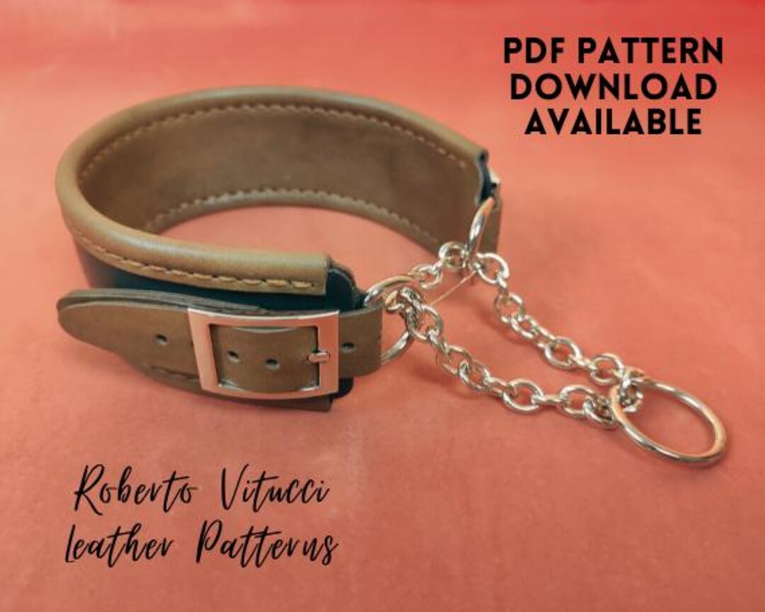 Half Choke Leather Collar Pattern – BDSM Collar PDF Tutorial - Etsy