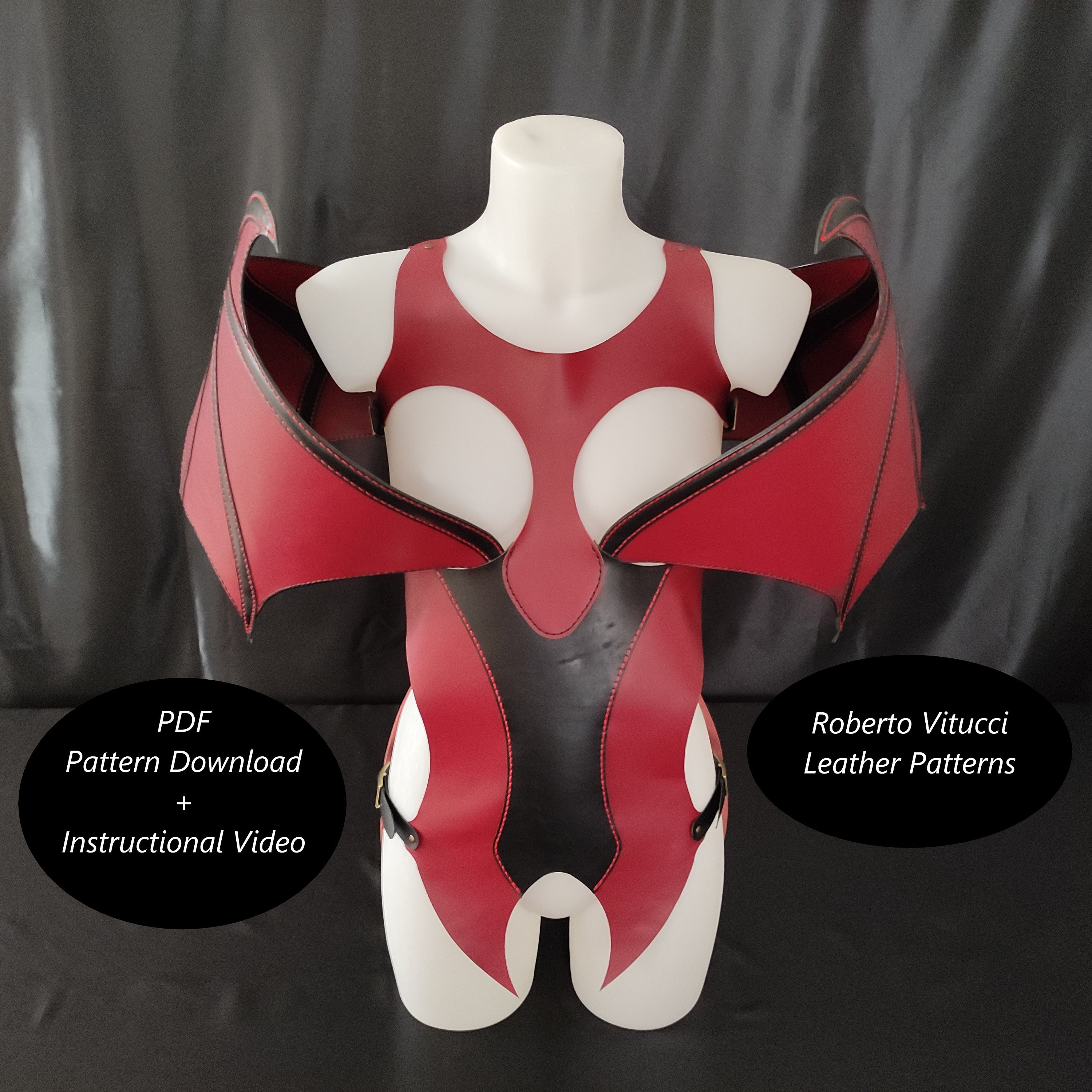 Leather Vampire / Bat Wings Pattern Instructional Video - Etsy