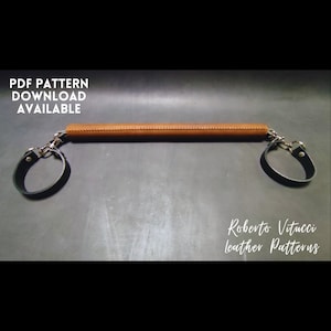 BDSM Leather Spreader Bar Pattern + Tutorial Video - Etsy