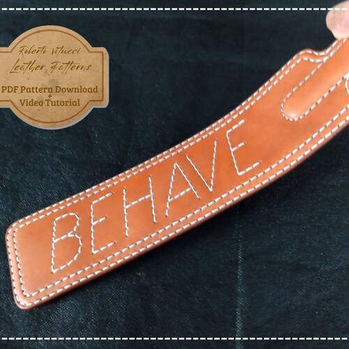 Leather Hobble Belt Multi Size Pattern Instructional Video - Etsy