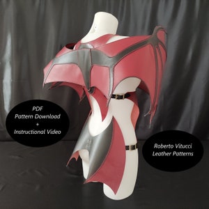 Leather Vampire / Bat Wings Pattern + Instructional Video - Etsy