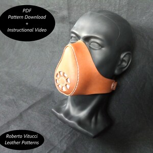 Leather Mask Pattern (3 Size) + Instructional Video - Etsy