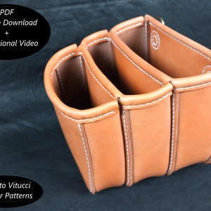 Leather Tool Bag Multi Size Pattern + Instructional Video - Etsy