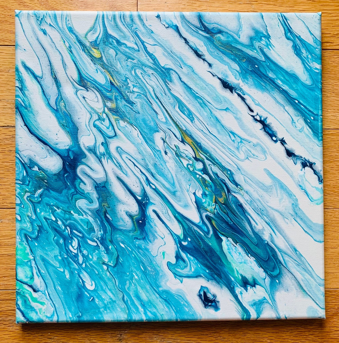 Original Ocean Waves Acrylic Painting - Etsy