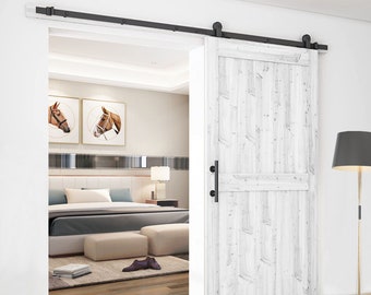 Low Clearance Barn Door Hardware Kit - Etsy