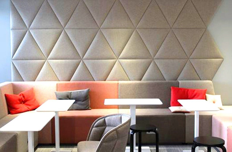 Luxury Triangles Upholstered Soft Wall Panels, Headboard Panel ...