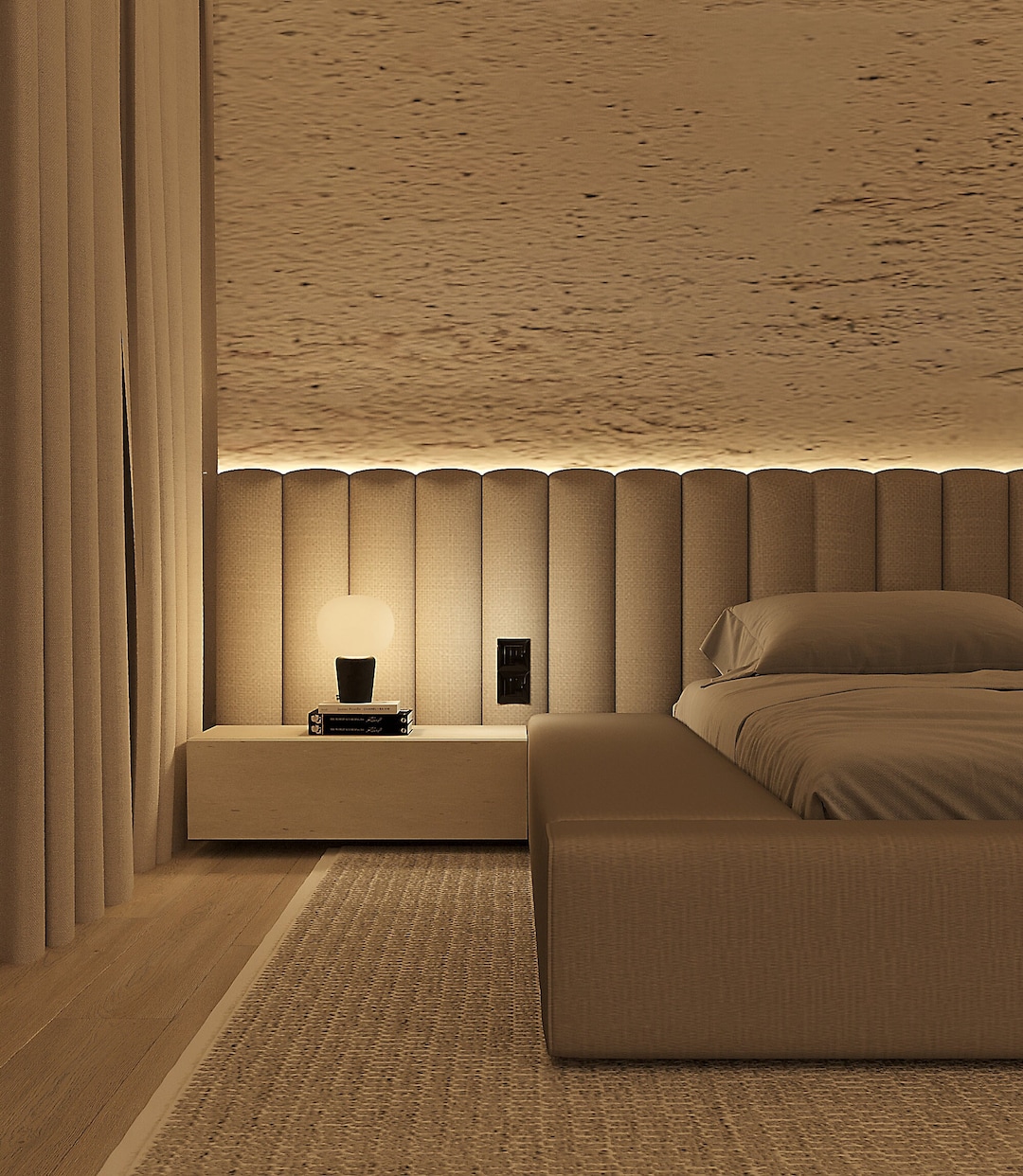 Upholstered Soft Wall Panels and Padded Boards, Velour Wall Pannel ...