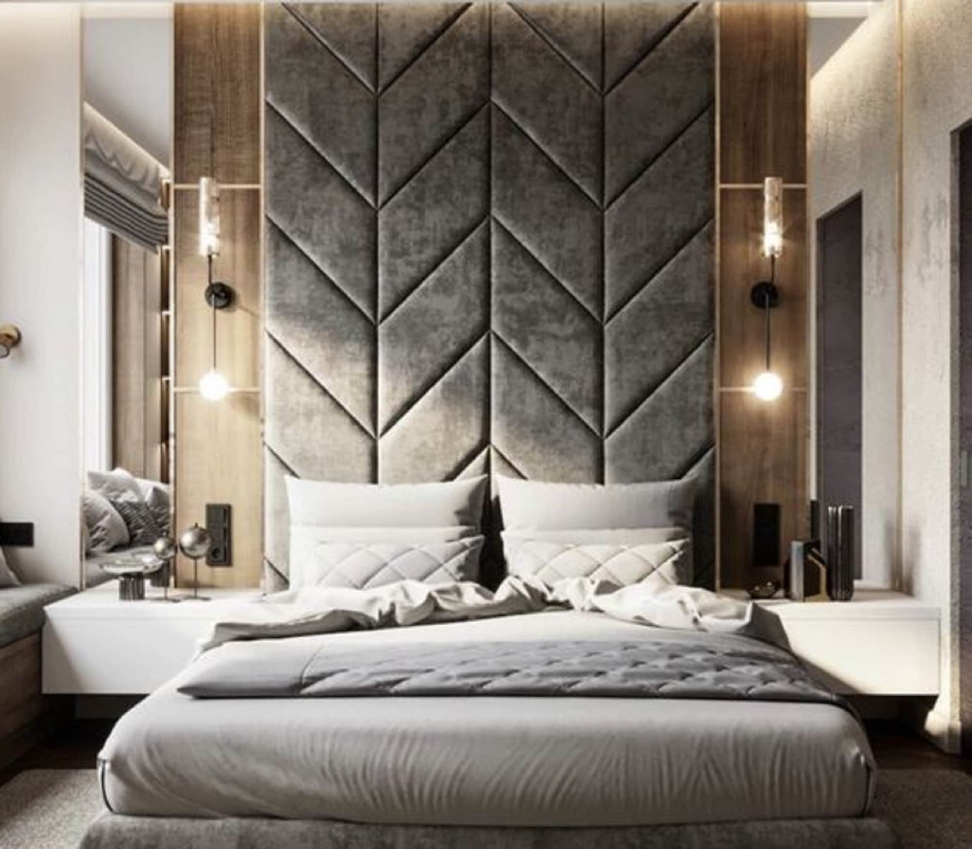 Upholstered Wall Panels, Velvet Wall Pannel, Wall Panels Headboard ...