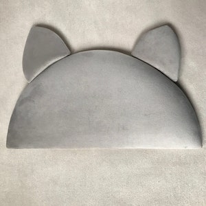Cat Shaped Headboard Upholstered Kids Headboard Wall Mounted - Etsy